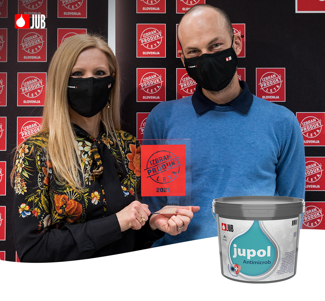JUPOL Antimicrob - Az év terméke Szlovéniában, 2021. | JUB